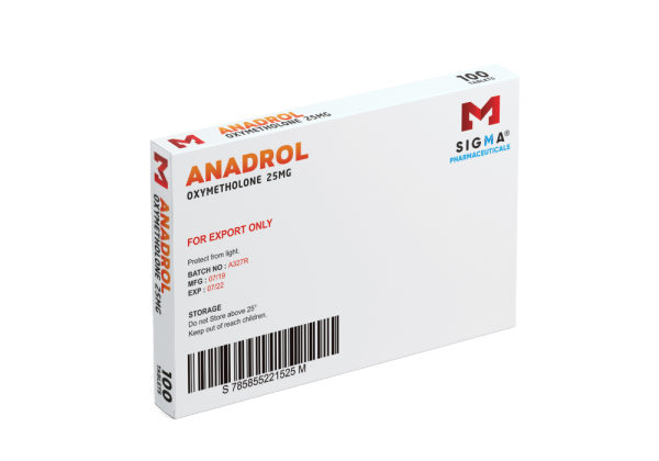 ANADROL - Sigma Pharma - Buy Premium Anabolic Steroids